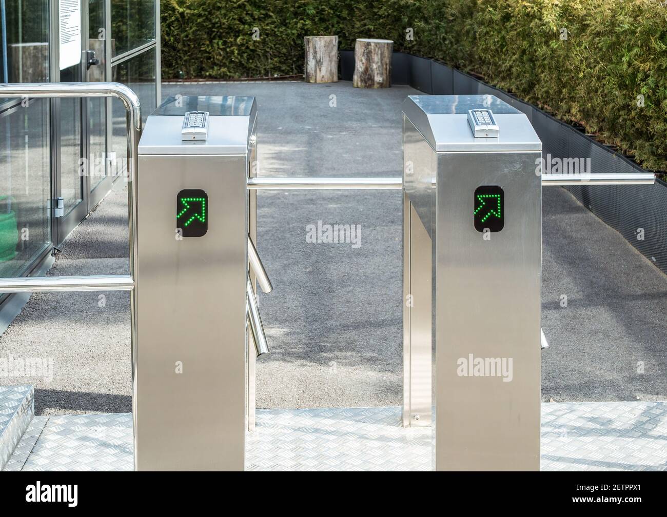 Ticket Gate Scanner High Resolution Stock Photography and Images - Alamy