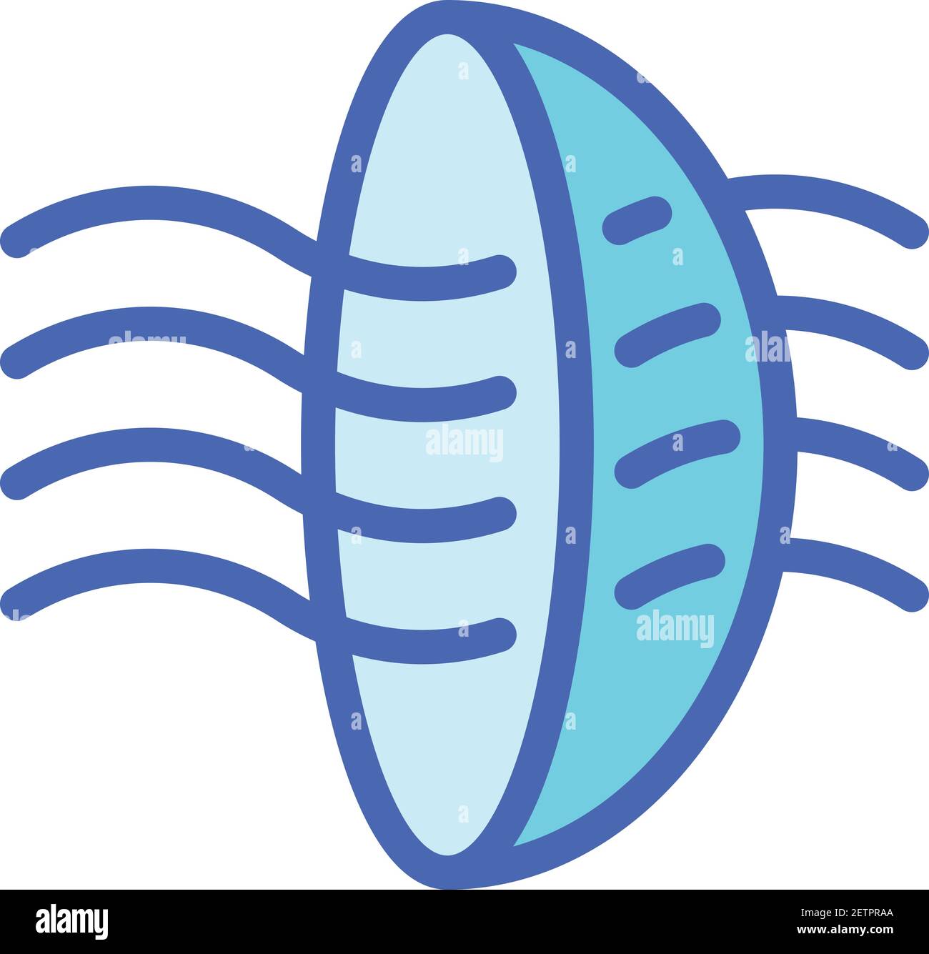 Contact lens icon. Outline contact lens vector icon for web design ...