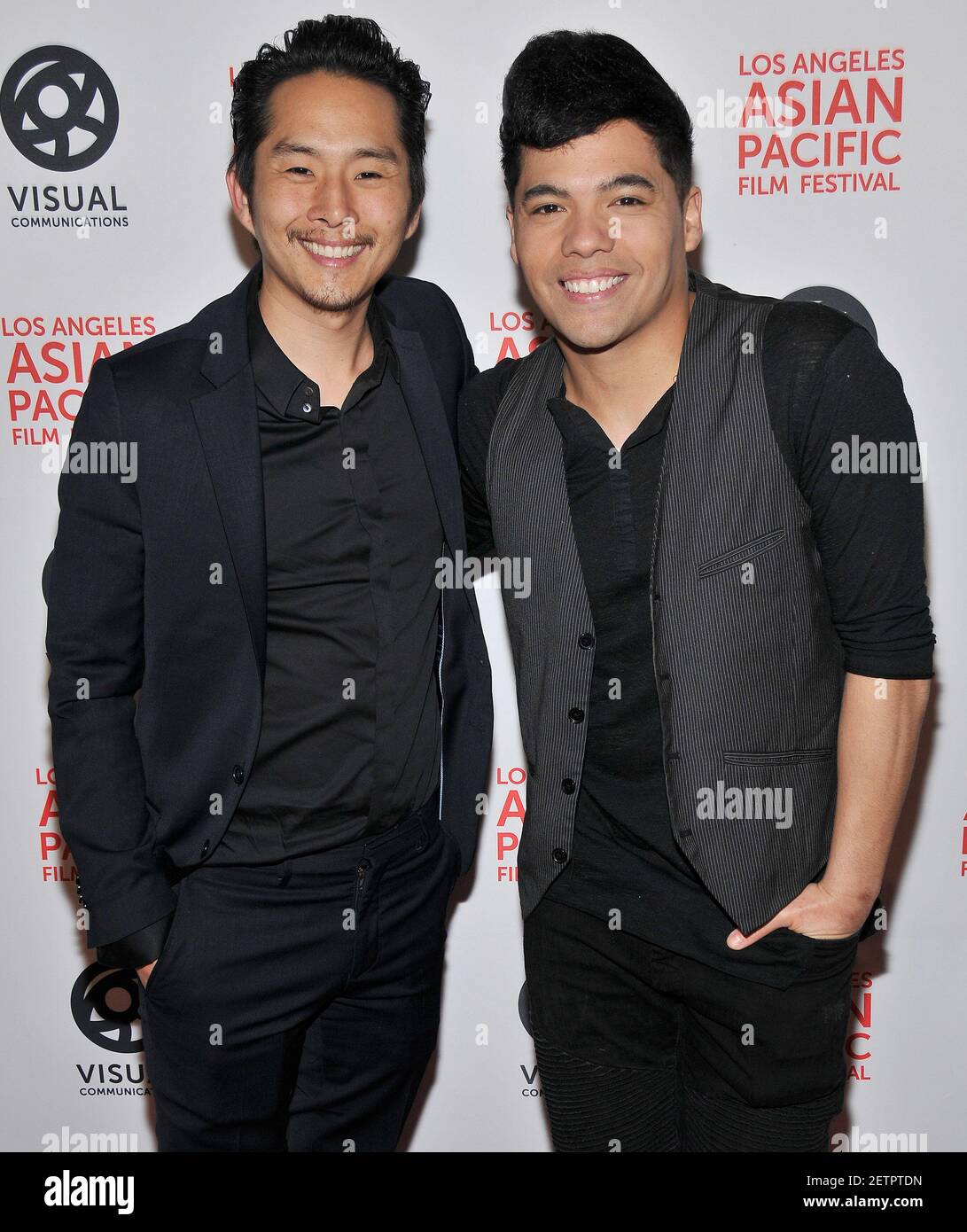 (L-R) Justin Chon and Dominic D-Trix Sandoval together at the 2017 Los ...