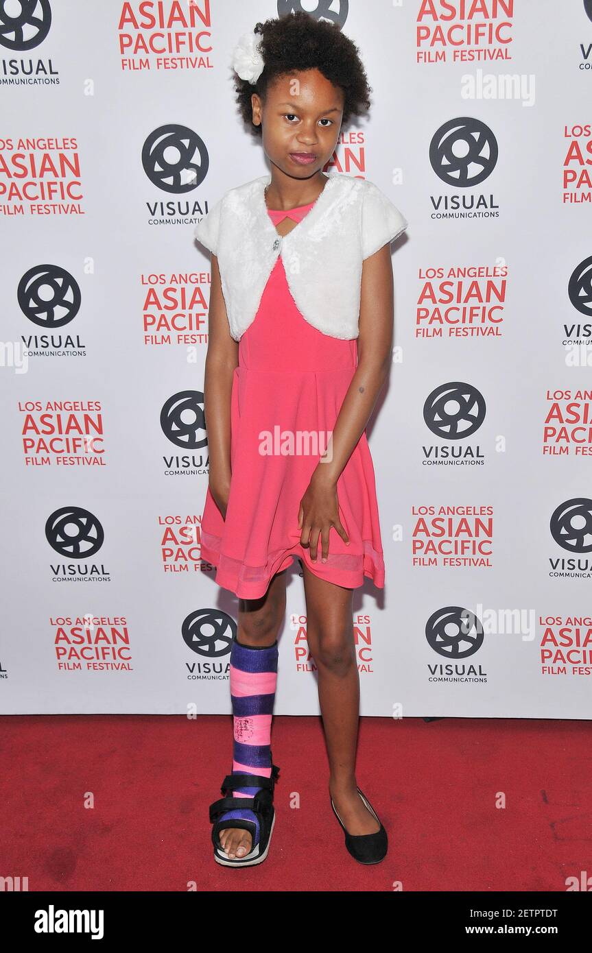 Actress Simone Baker arrives at the 2017 Los Angeles Asian Pacific Film ...