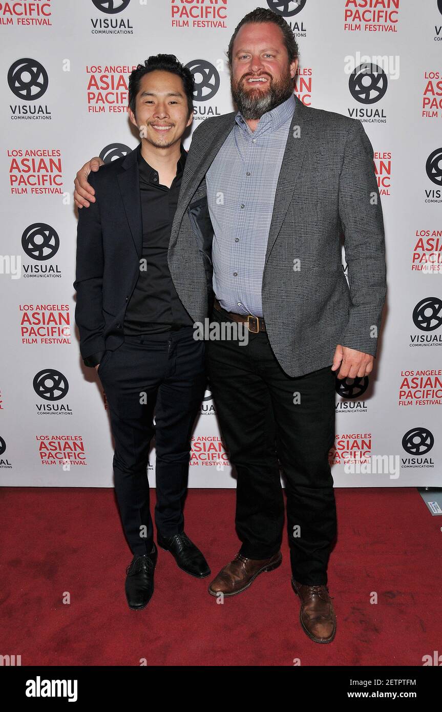 (L-R) Actor/Diretor Justin Chon and Peter Goldwyn of Samuel Goldwyn ...