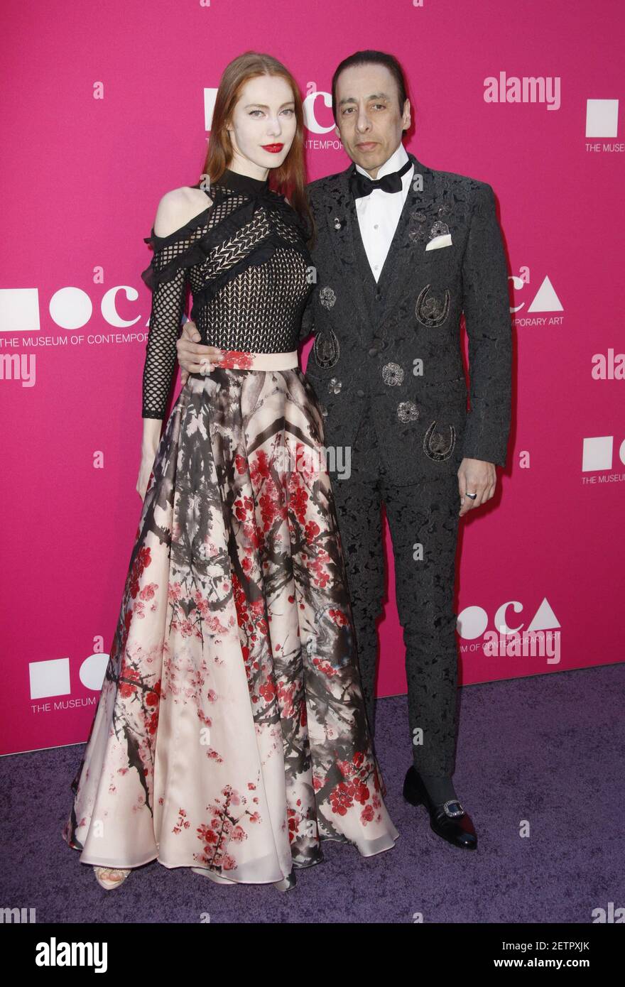 Alena Simone Bouzari and Alex Bouzari attends the Museum of ...