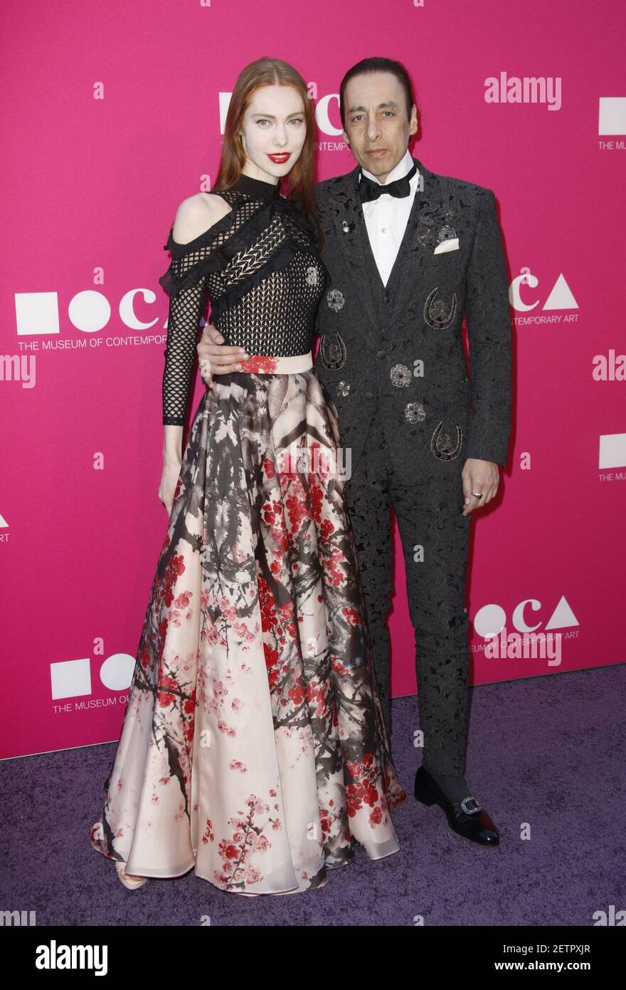 Alena Simone Bouzari and Alex Bouzari attends the Museum of ...