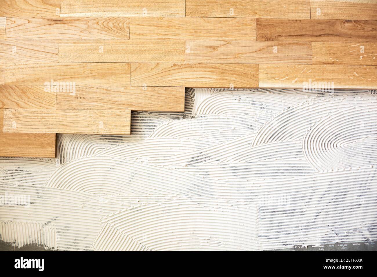 Finishing materials applied over a floor structure in order to provide ...