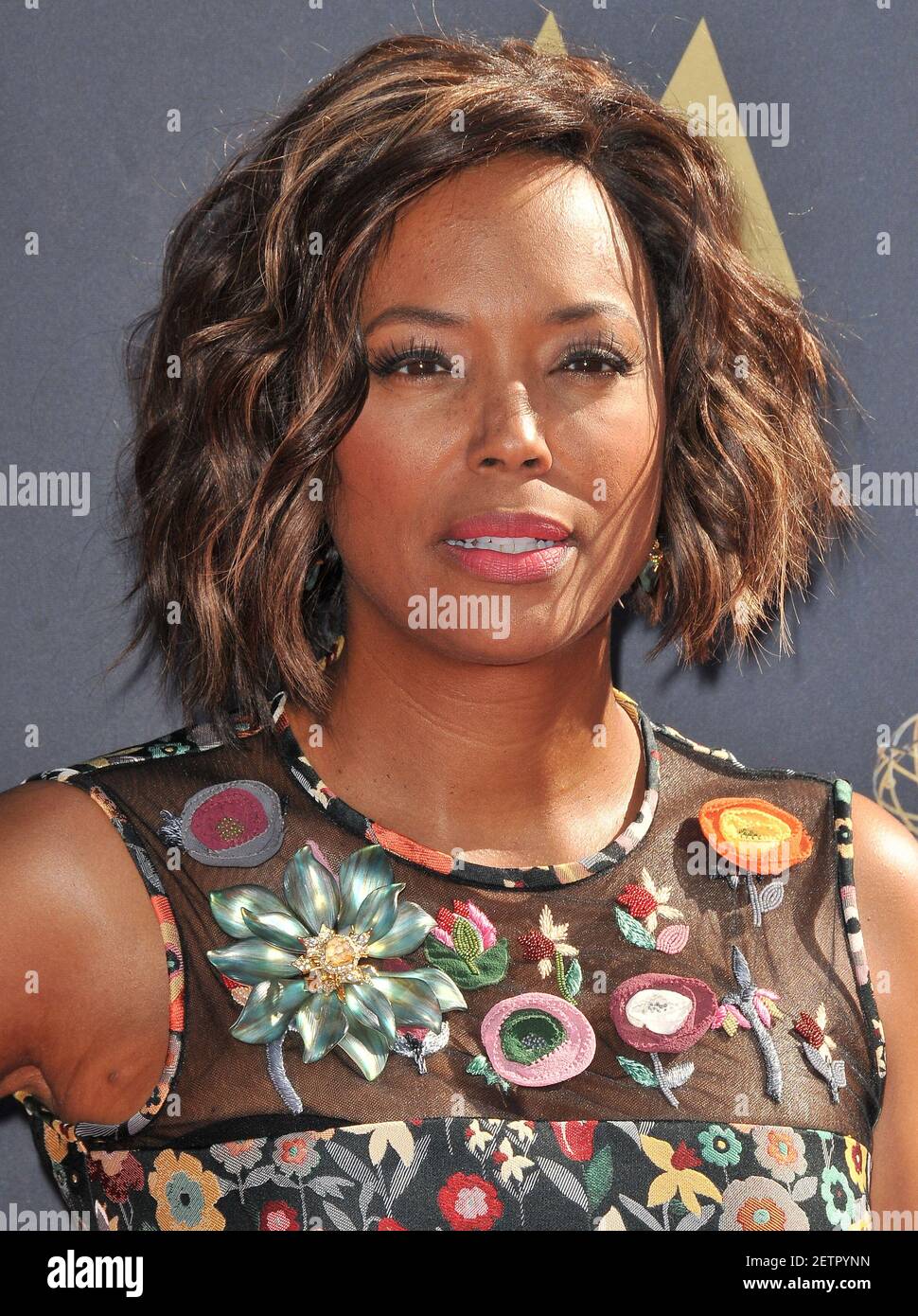 Aisha Tyler arrives at the 44th Annual Daytime Emmy Awards held at the ...