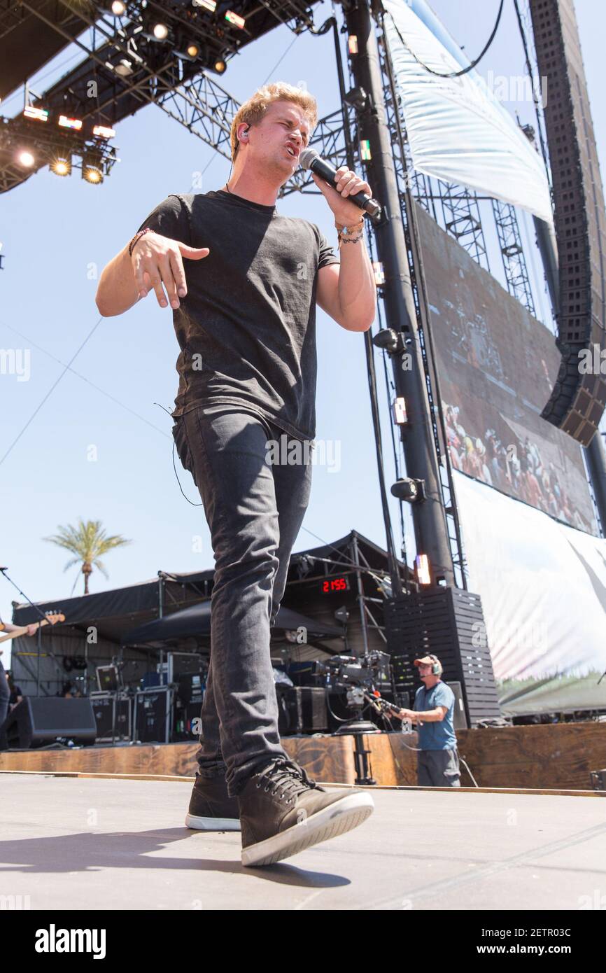 Levi Hummon at Stagecoach Music Festival on April 30, 2017, in Indio ...