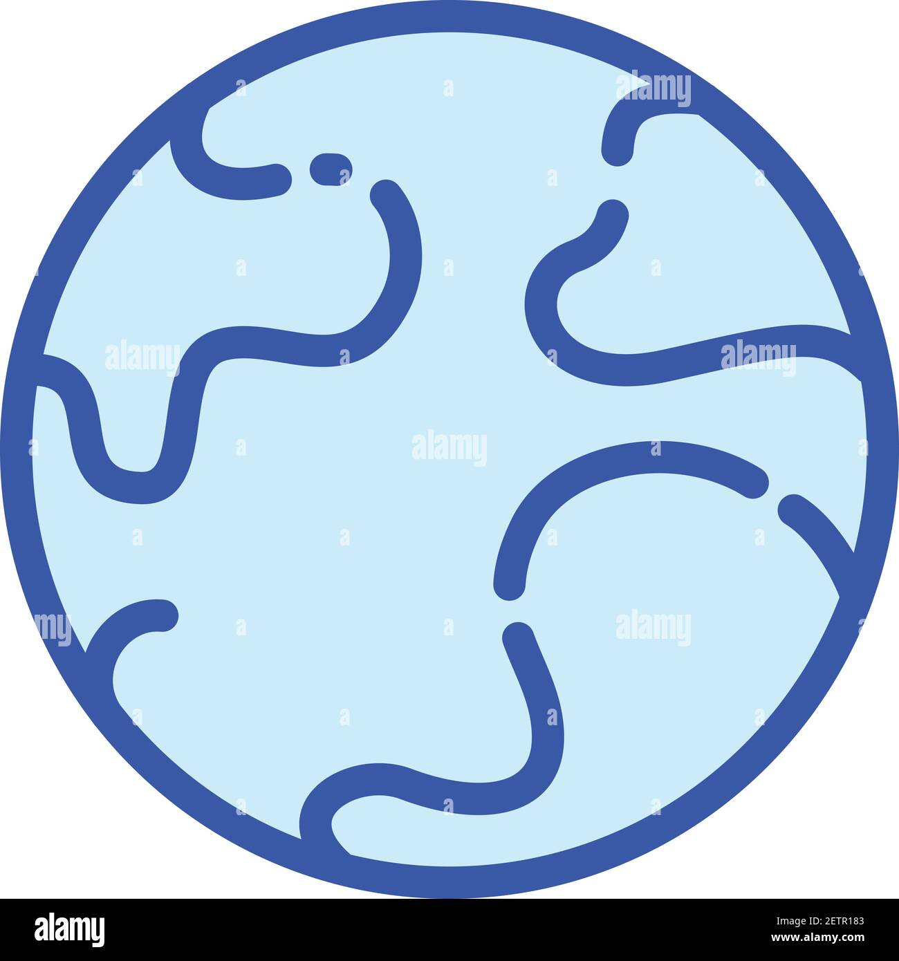 Earth planet icon. Outline earth planet vector icon for web design ...