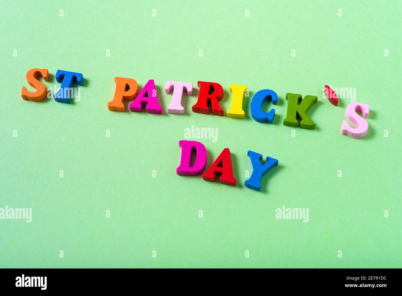 Patricks lettering hi-res stock photography and images - Alamy