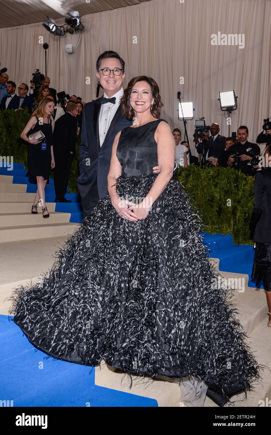 Stephen Colbert and Evelyn McGee-Colbert arriving at The Metropolitan ...