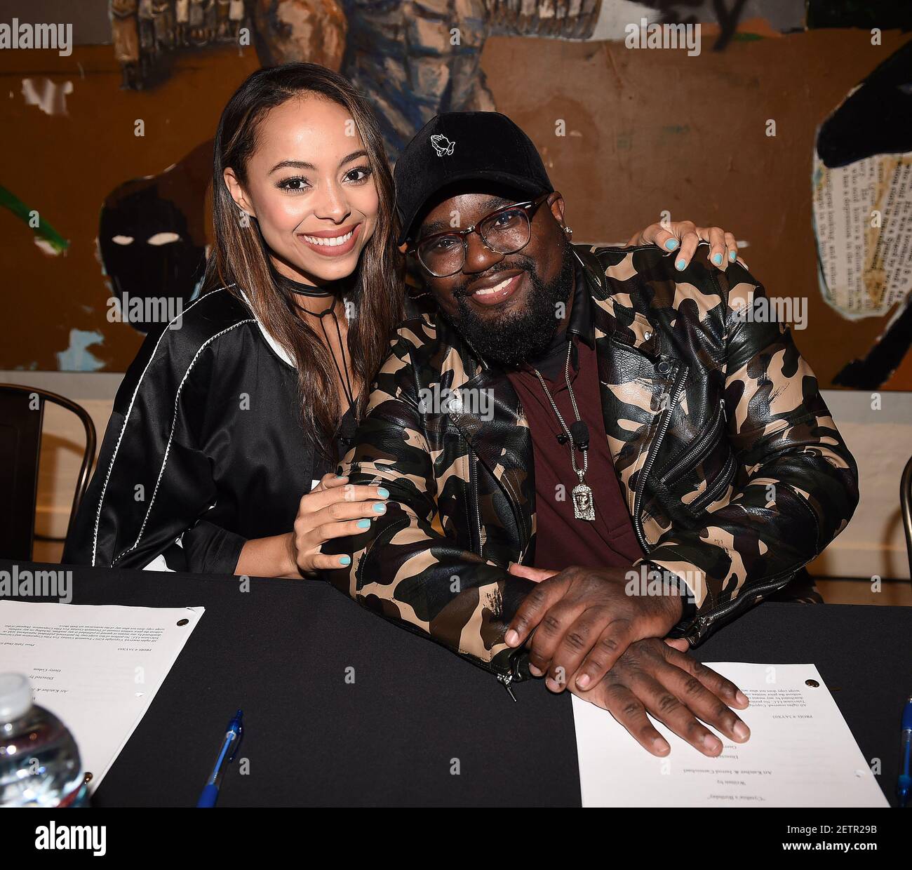 LOS ANGELES - May 1: Cast members Amber Stevens West, Lil Rel Howery ...