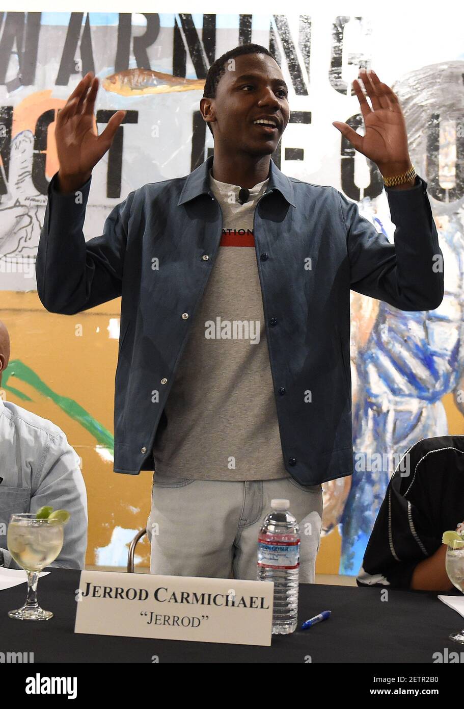 LOS ANGELES - May 1: Cast member Jerrod Carmichael attends a live table ...