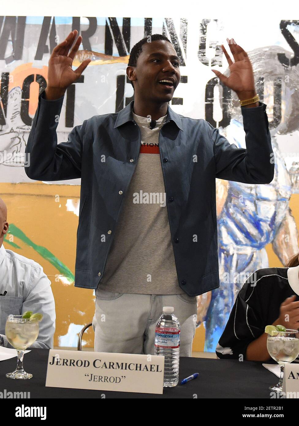 LOS ANGELES - May 1: Cast member Jerrod Carmichael attends a live table ...