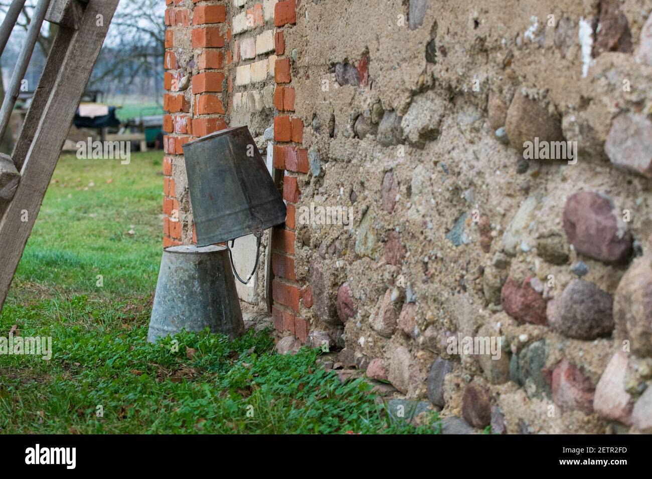 Two buckets in construction hi-res stock photography and images - Alamy