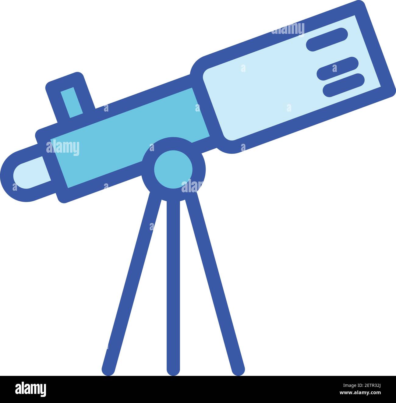 Space telescope icon. Outline space telescope vector icon for web ...