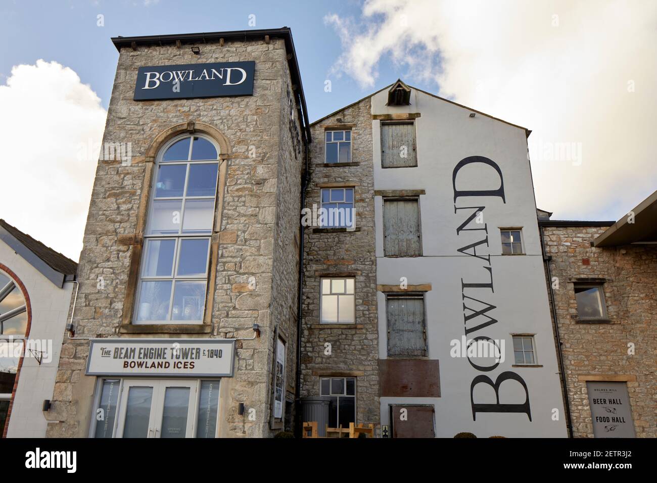Clitheroe HOLMES MILL in the town centre Ribble Valley in Lancashire ...