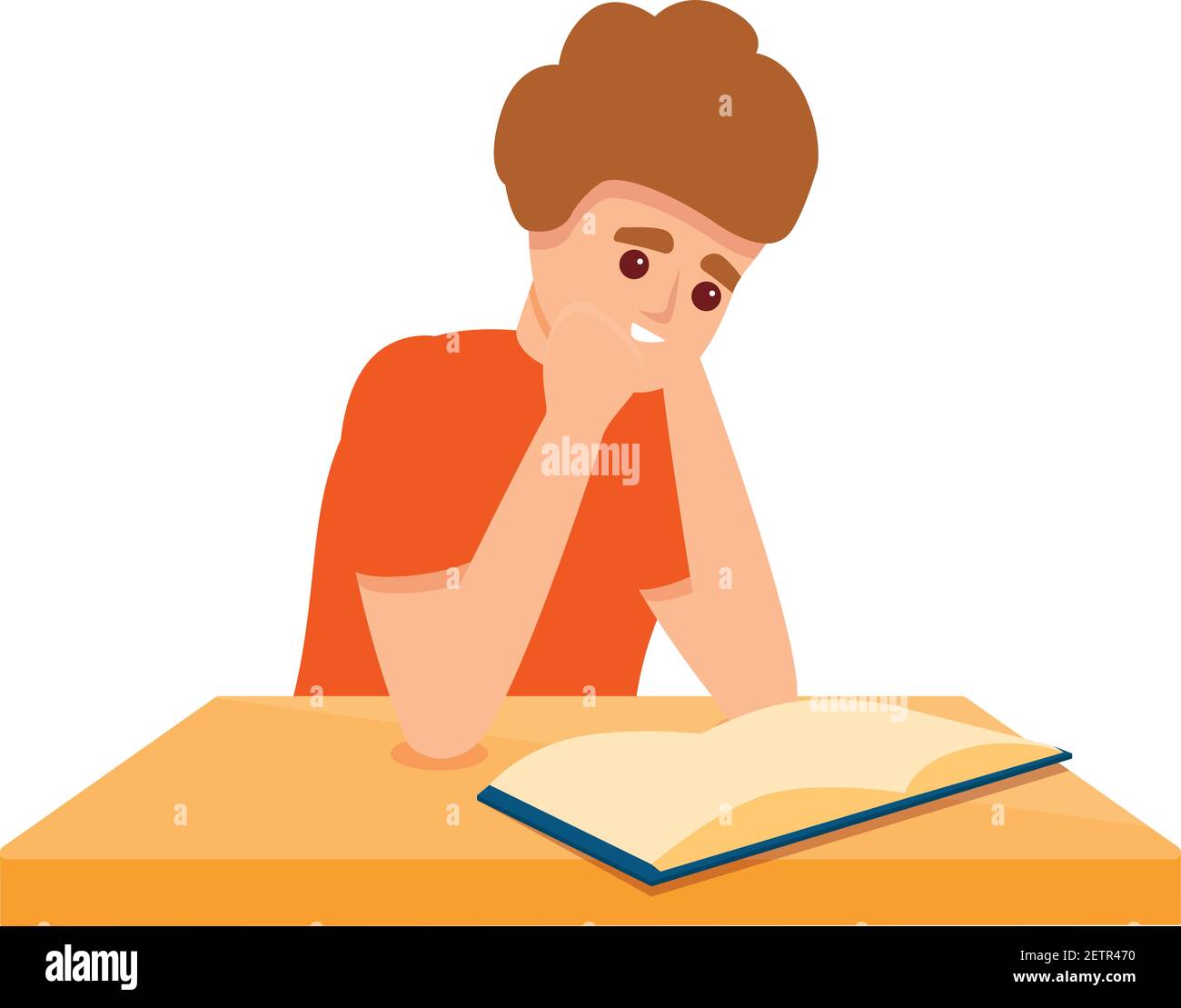 Student reading icon. Cartoon of student reading vector icon for web ...