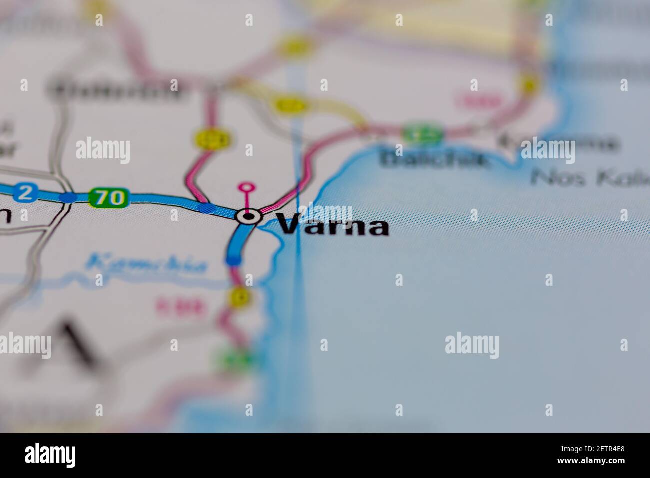 Map of varna hi-res stock photography and images - Alamy
