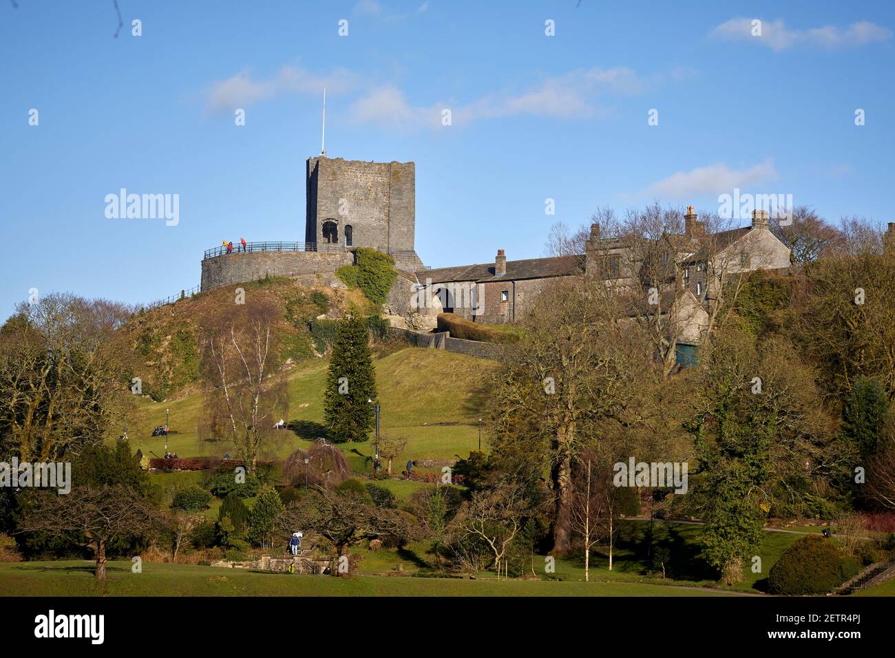 Clitheroe castle grounds hi-res stock photography and images - Alamy