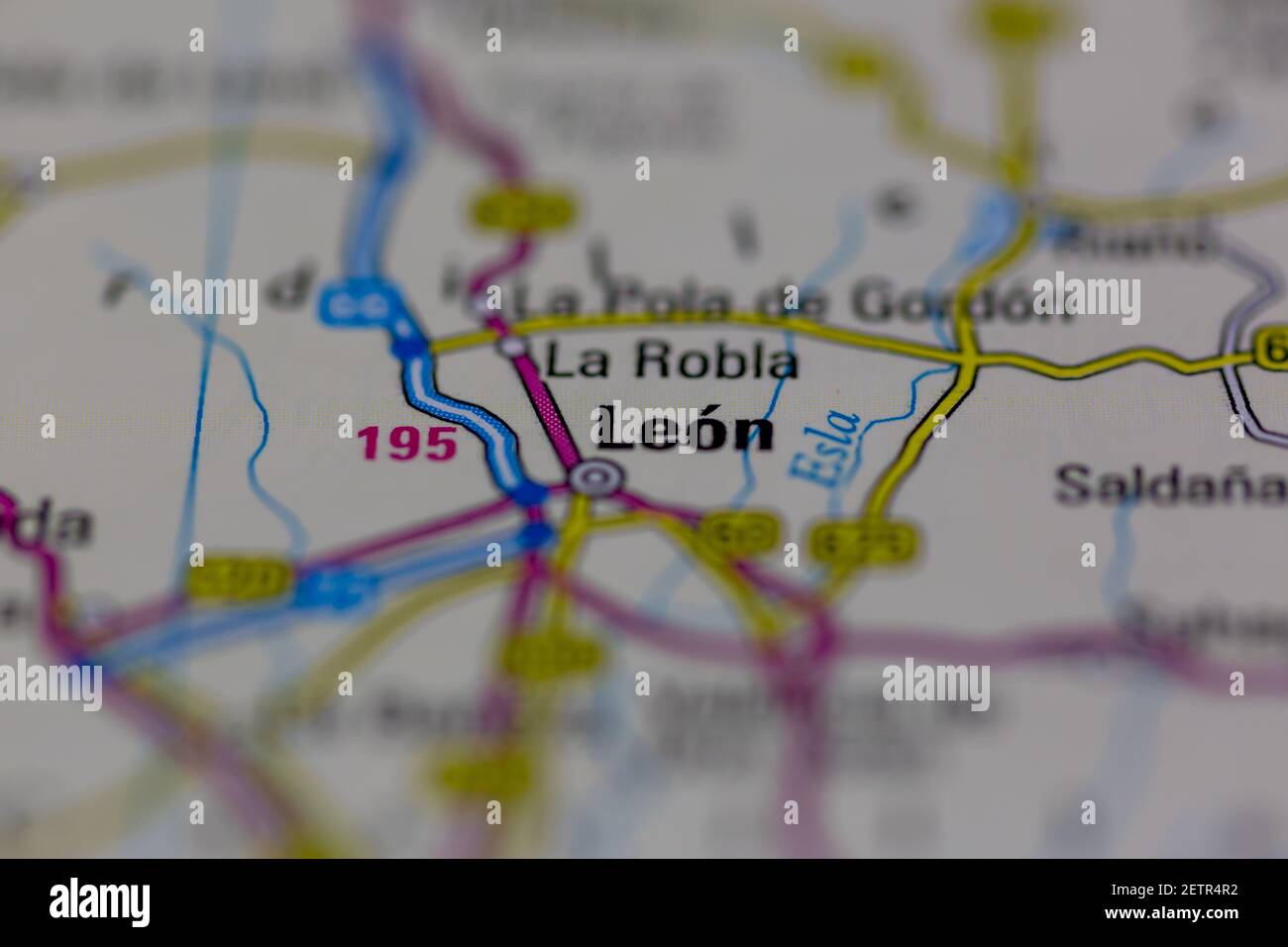 Leon map hi-res stock photography and images - Alamy