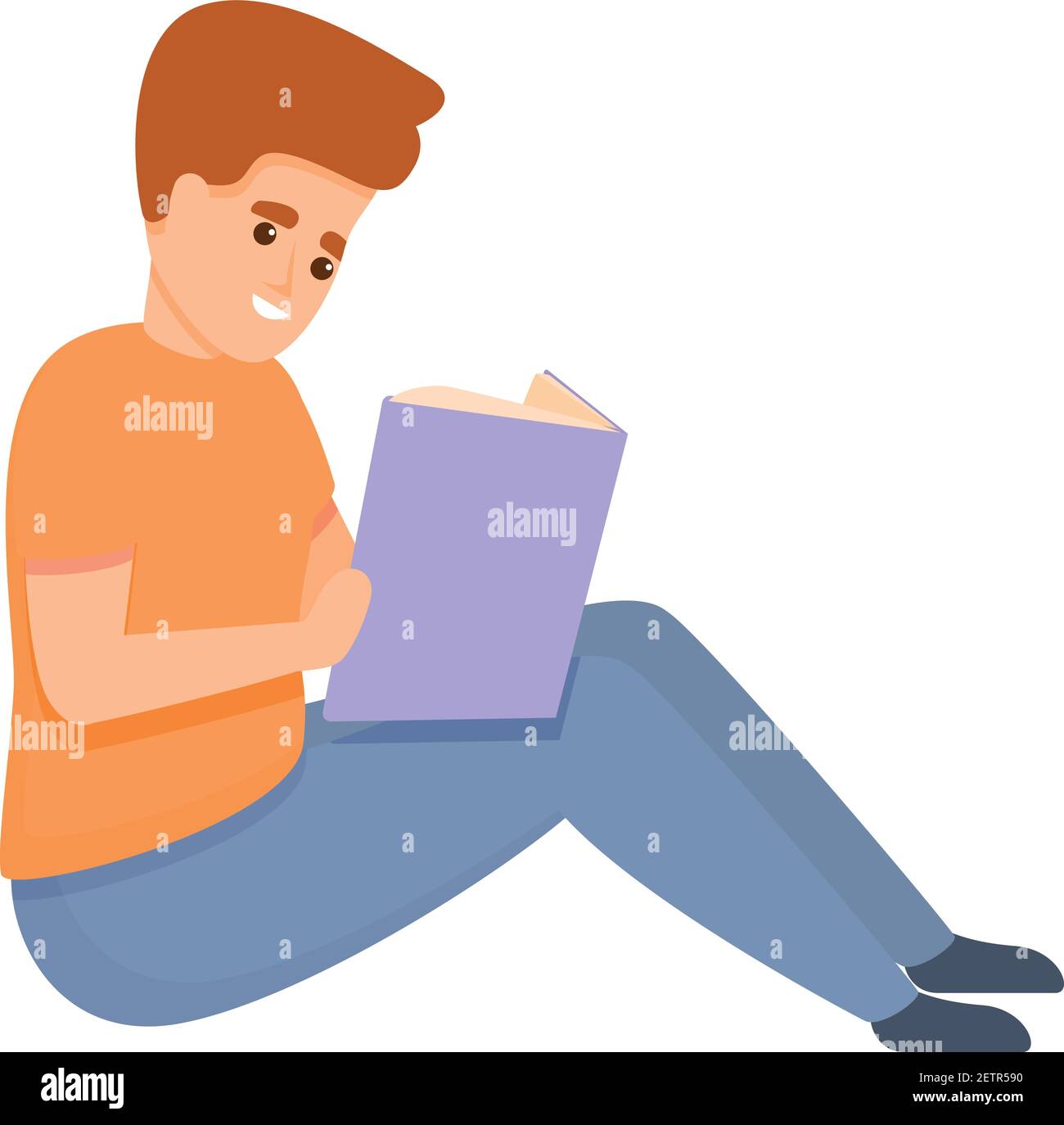 Learning child icon. Cartoon of learning child vector icon for web ...
