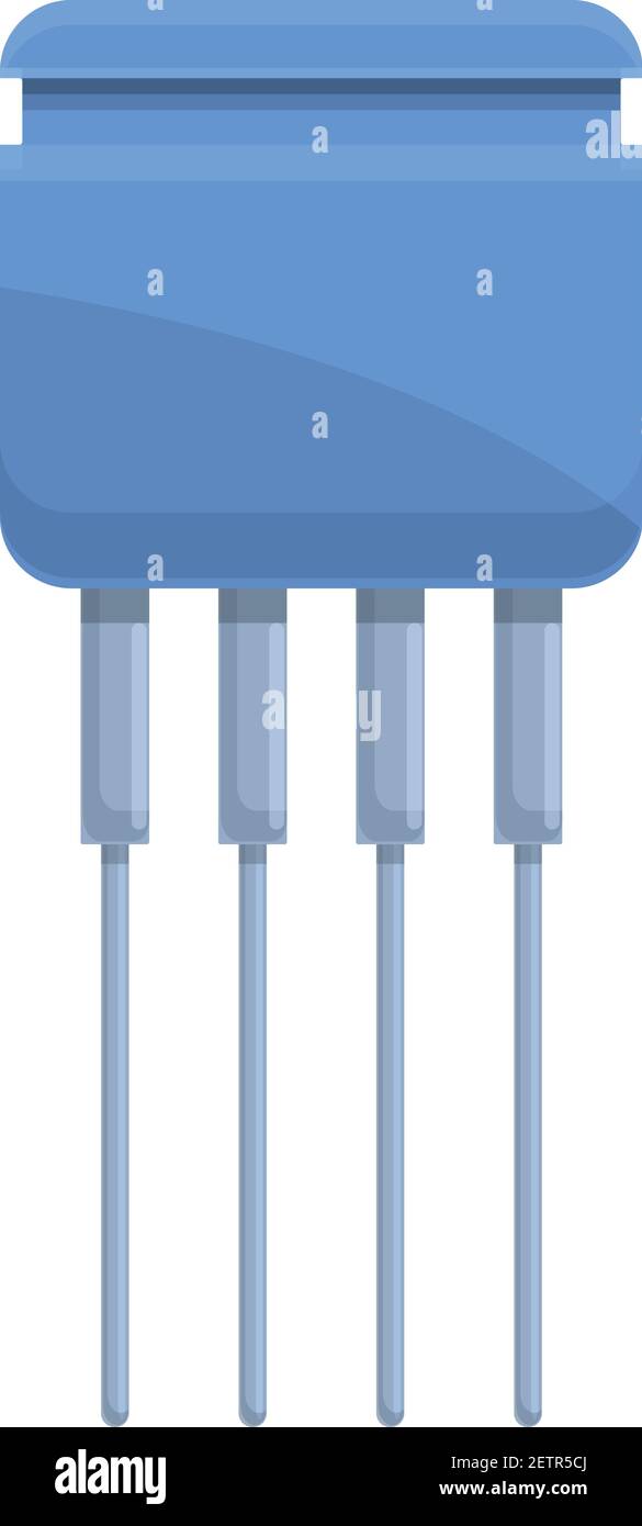Capacitor resistor icon. Cartoon of capacitor resistor vector icon for ...
