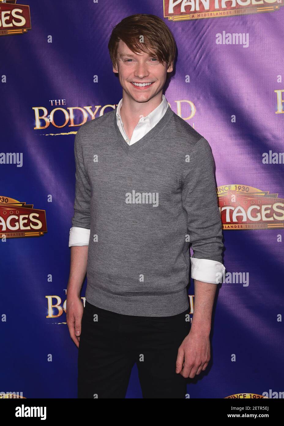 HOLLYWOOD, CA - MAY 2: Calum Worthy at the Los Angeles opening night ...
