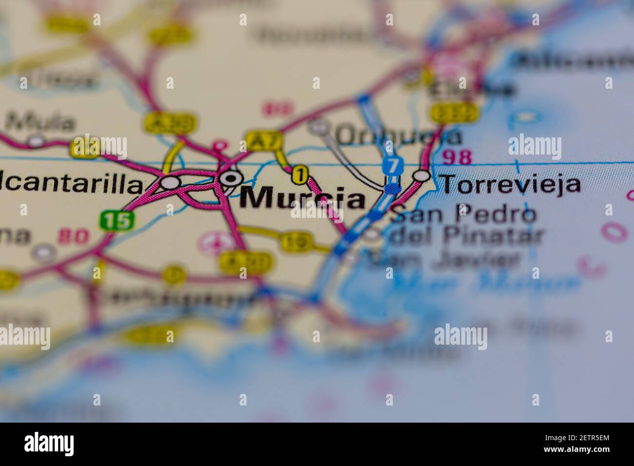 Murcia Spain Map