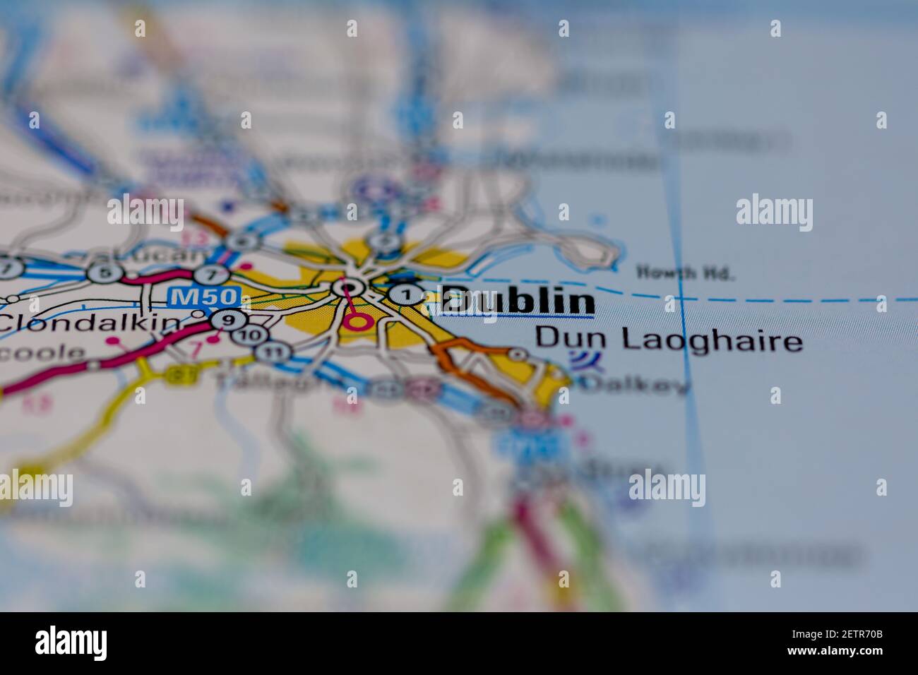 Map of dublin hi-res stock photography and images - Alamy