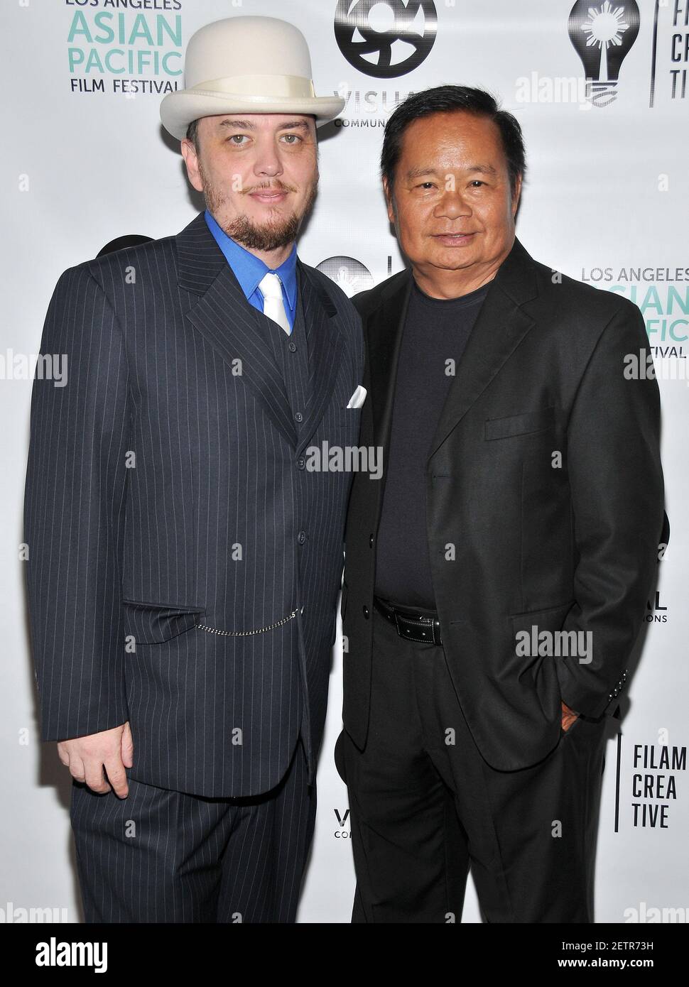 (L-R) Director of "Lolo Pepe" Craig Obligacion-Wilson and Actor Aba ...