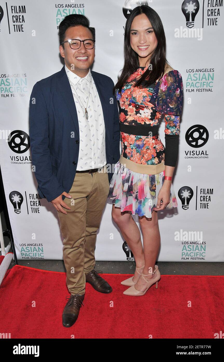 (L-R) Maurus Dumalaog and Angel Qinan at the 2017 LAAPFF & FilAm ...