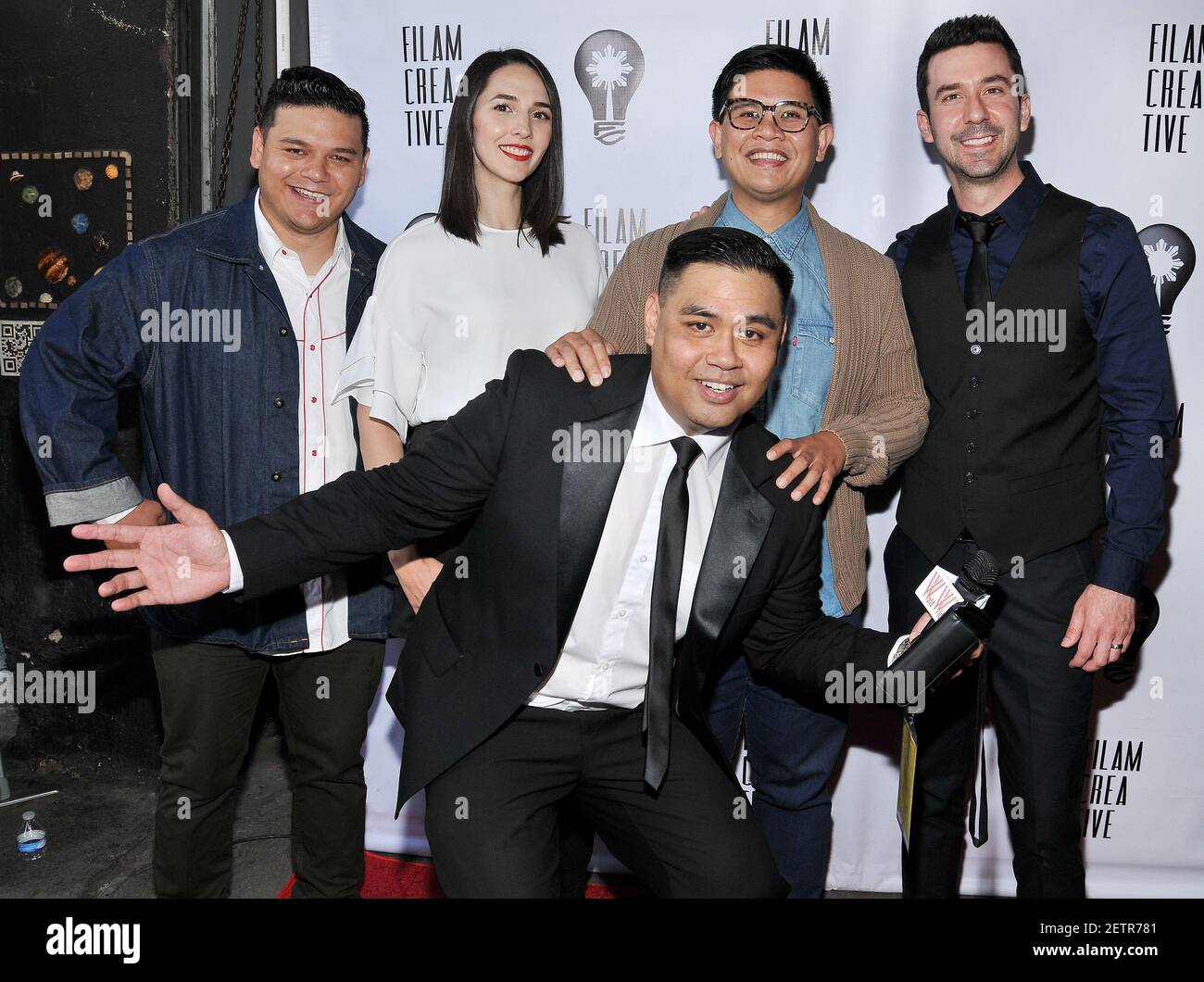 (L-R) "Miss Understanding" Cast & Crew - Benjamin Trejo, Cristal ...