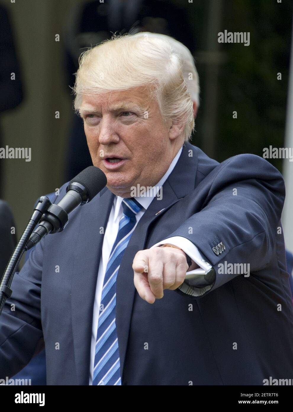 United States President Donald J. Trump makes remarks prior to signing ...