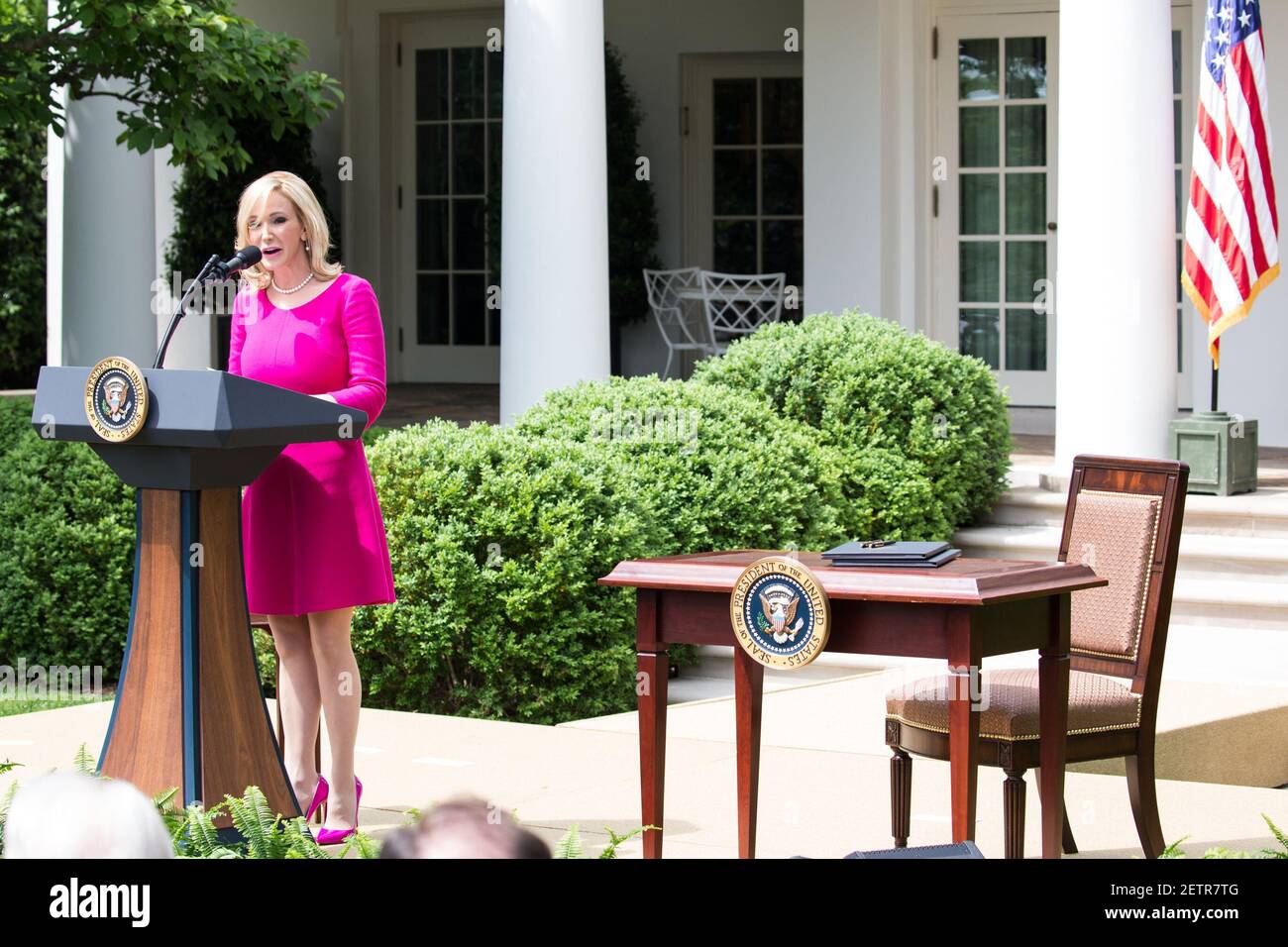 Pastor Paula White spoke at the National Day of Prayer ceremony, in the ...