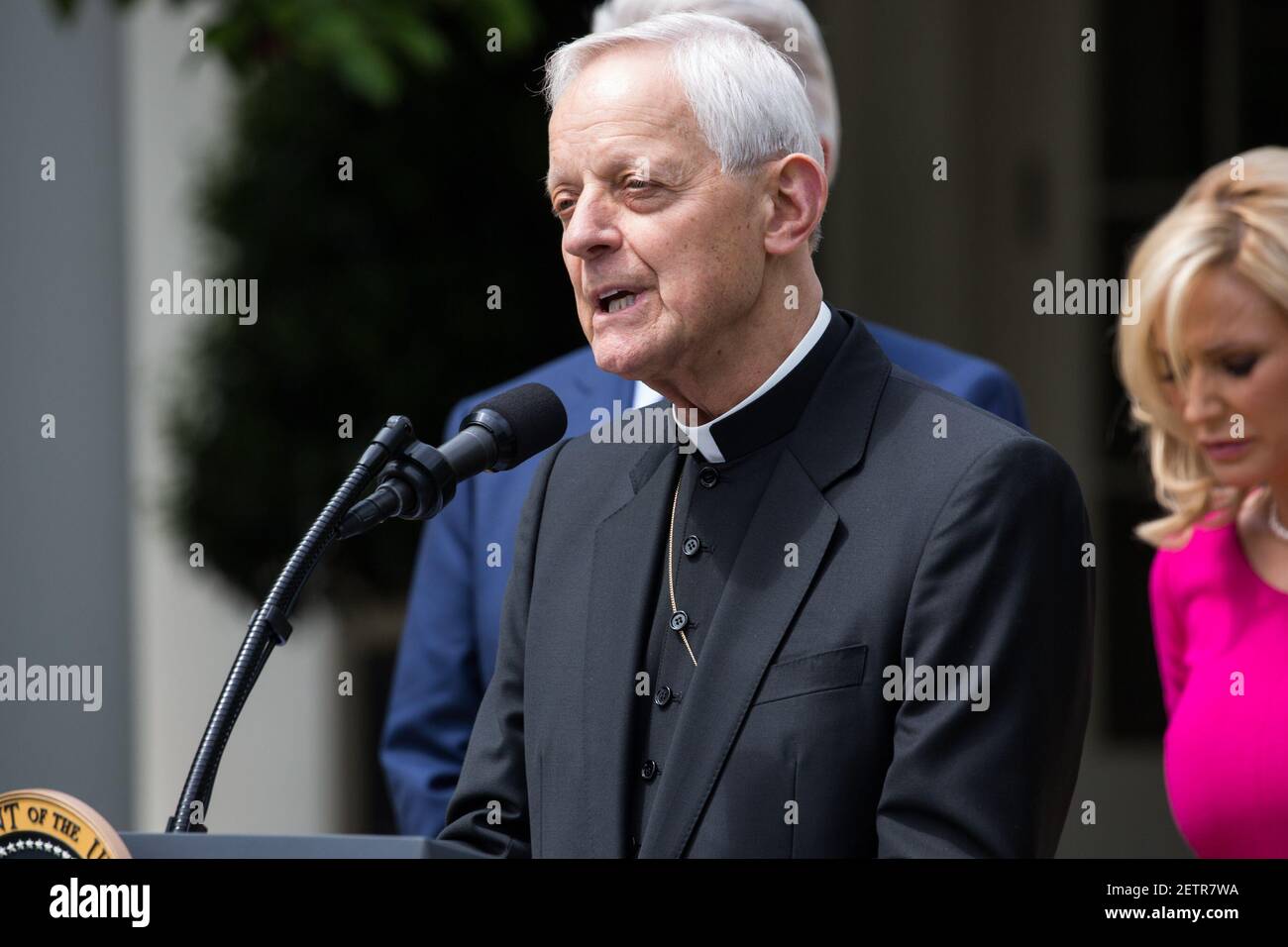 Cardinal Donald Wuerl prayed, with Pastor Jack Graham, and Pastor Paula ...