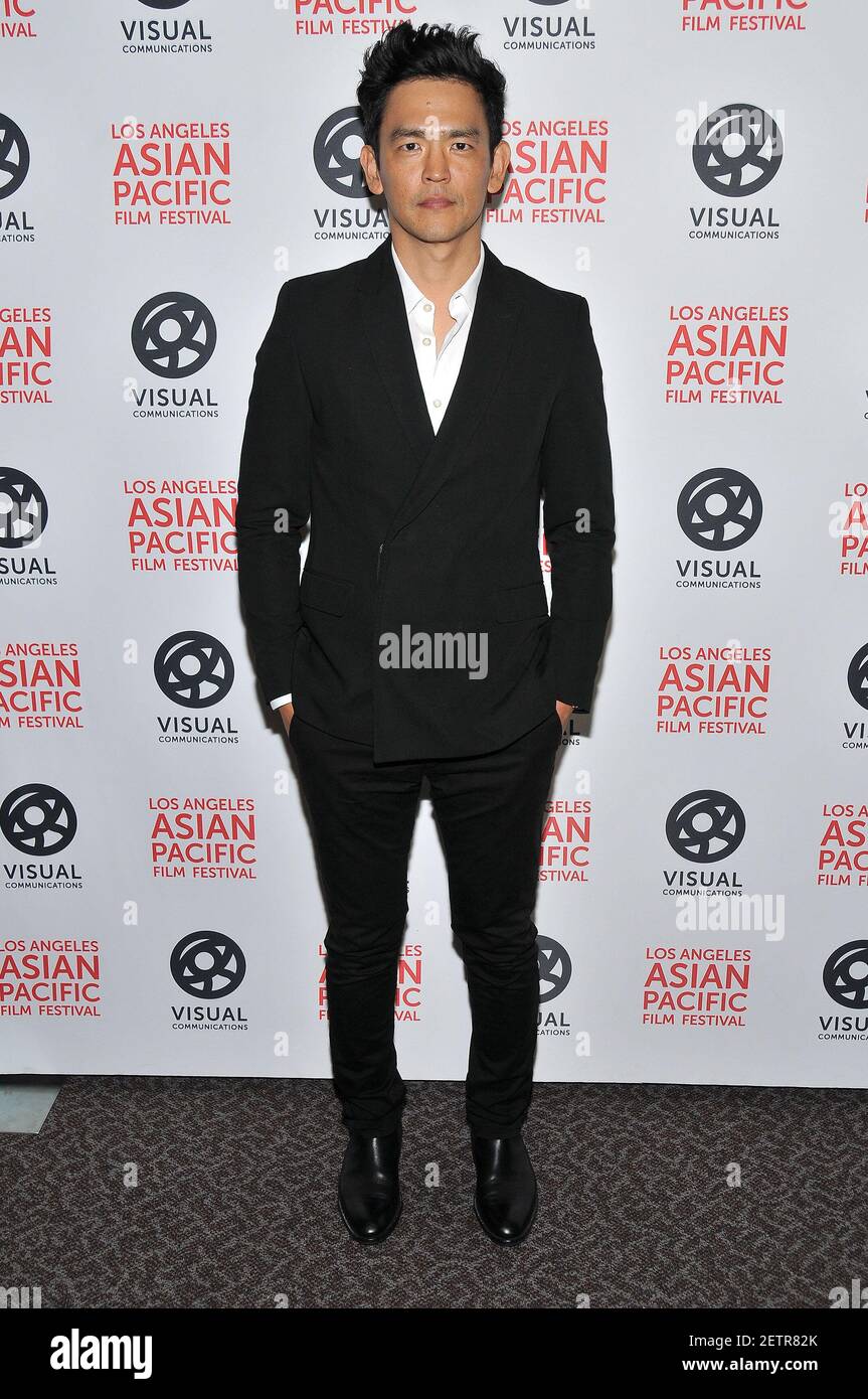 Actor John Cho at the 2017 Los Angeles Asian Pacific Film Festival ...