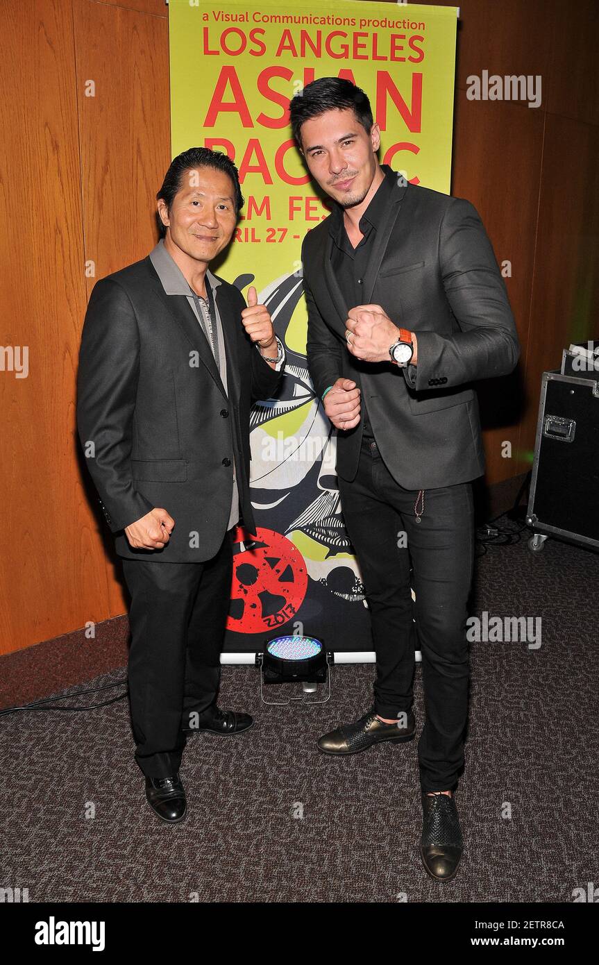 (L-R) Philip Tan and Son Lewis Tan at the 2017 Los Angeles Asian ...