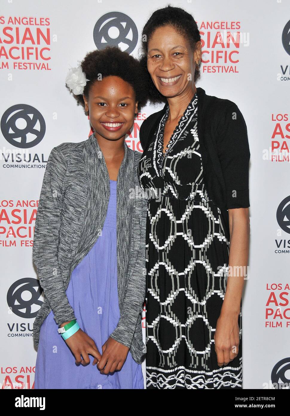 (L-R) Actress Simone Baker and Mom at the 2017 Los Angeles Asian ...