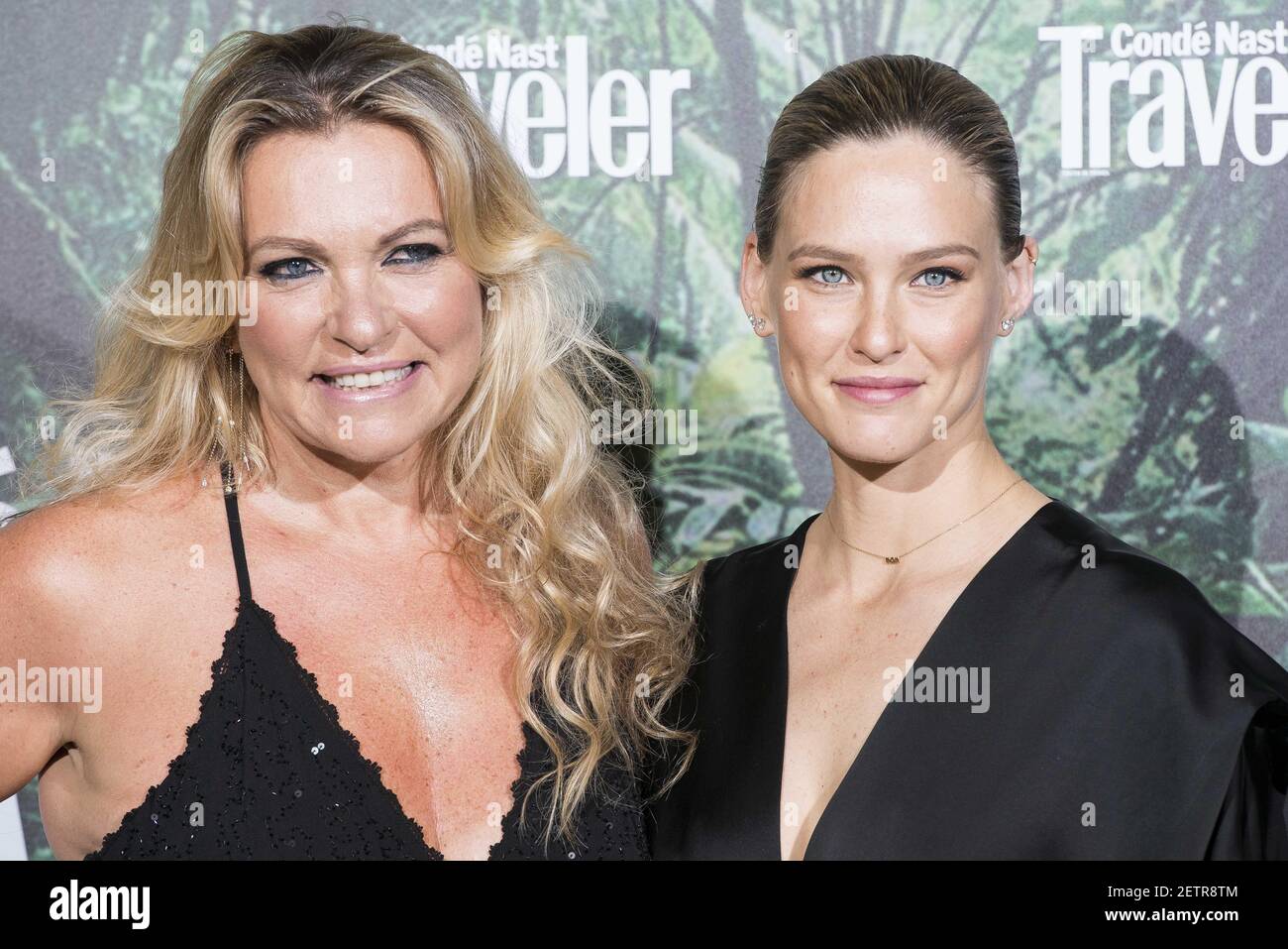 Israeli model Bar Refaeli with her mum Tzipi Levine attends to Conde ...
