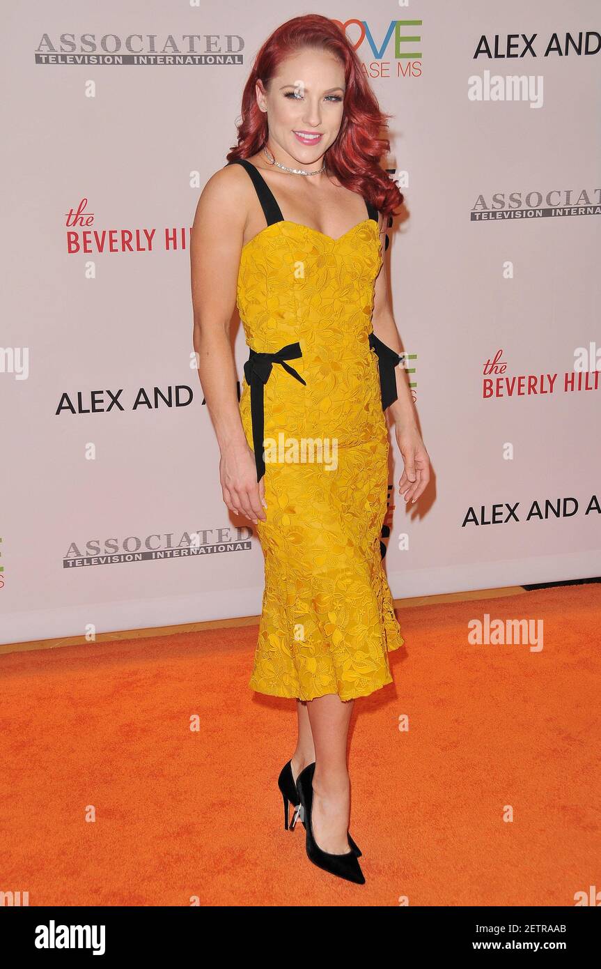 Sharna Burgess arrives at the 24th Annual Race To Erase MS Gala held at ...
