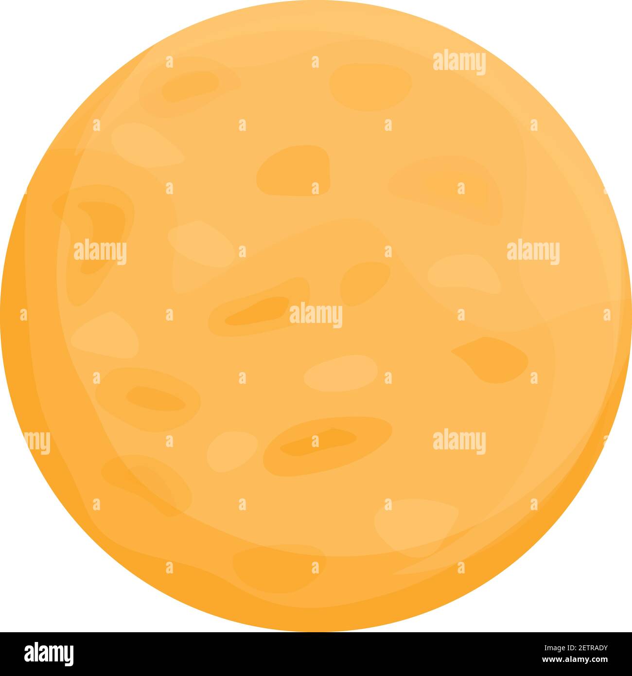 Greek pita bread icon. Cartoon of greek pita bread vector icon for web ...