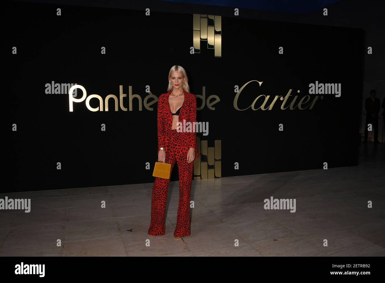 Poppy Delevingne wearing Cartier jewelry arrives to the Cartier Los ...