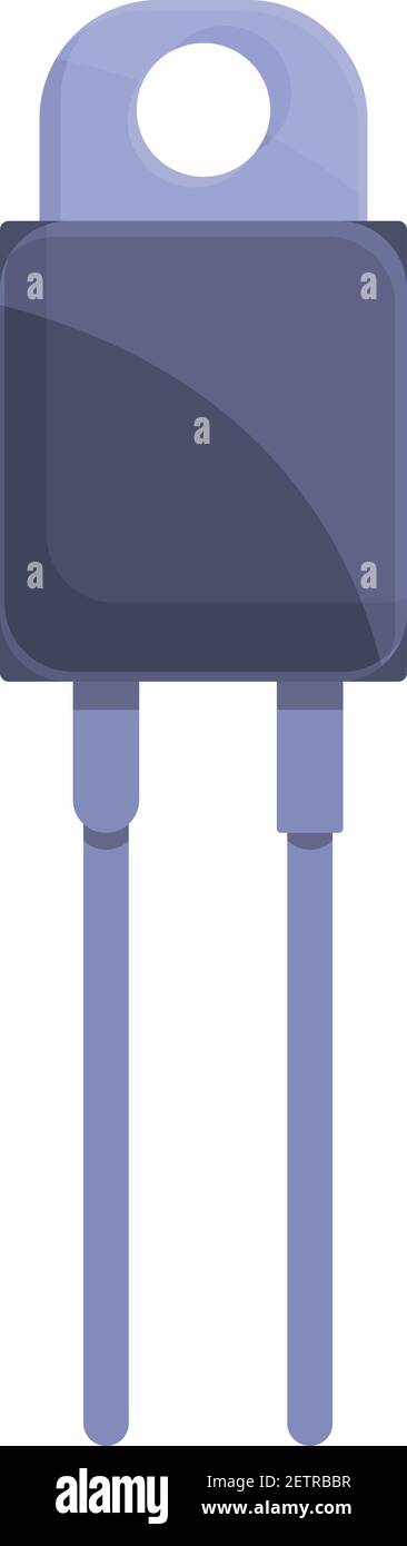 Electrical resistor icon. Cartoon of electrical resistor vector icon ...