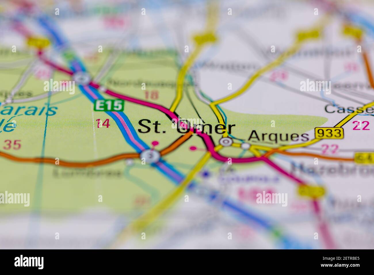 St omer map hi-res stock photography and images - Alamy