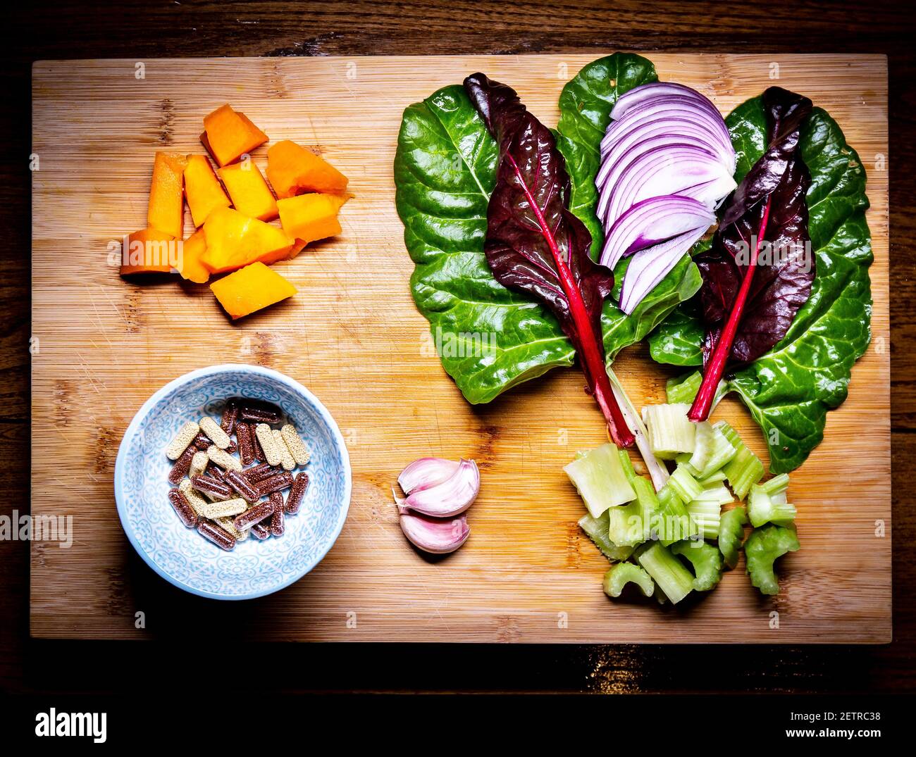 You say swiss chard, I say collards Stock Photo - Alamy