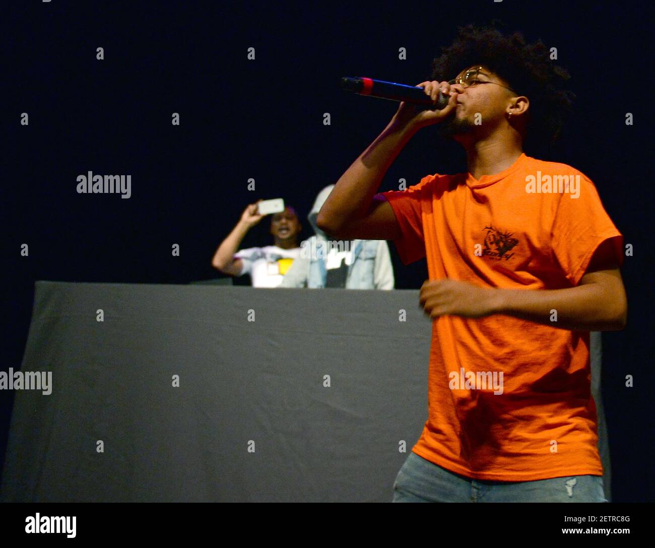 MIAMI BEACH, FL - MAY 02: Evander performs onstage during the Gucci ...