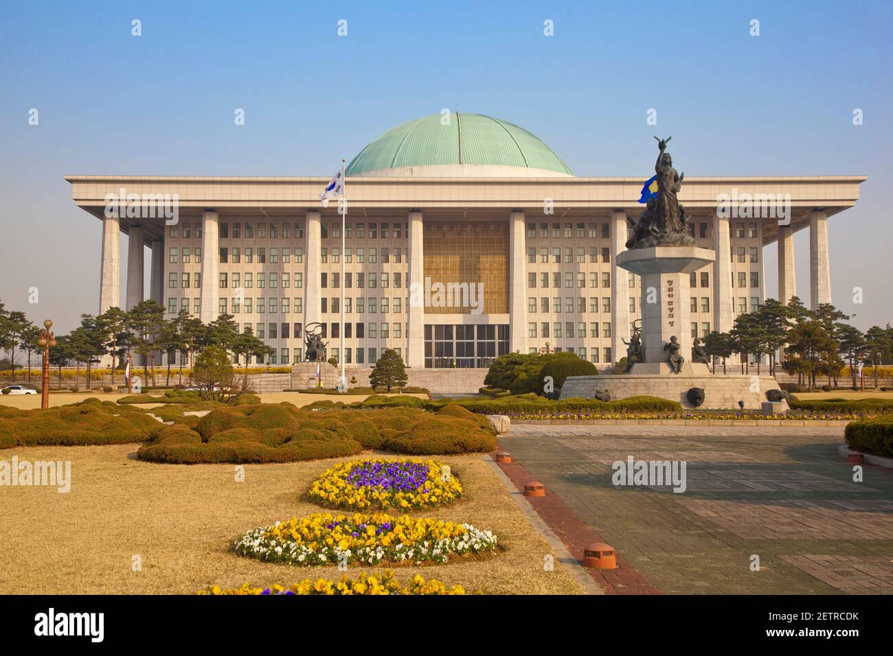 Korea, Seoul, Yeouido, National Assembly building Stock Photo - Alamy