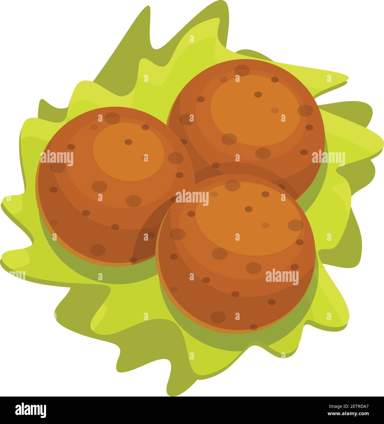 Fast food falafel icon. Cartoon of fast food falafel vector icon for ...