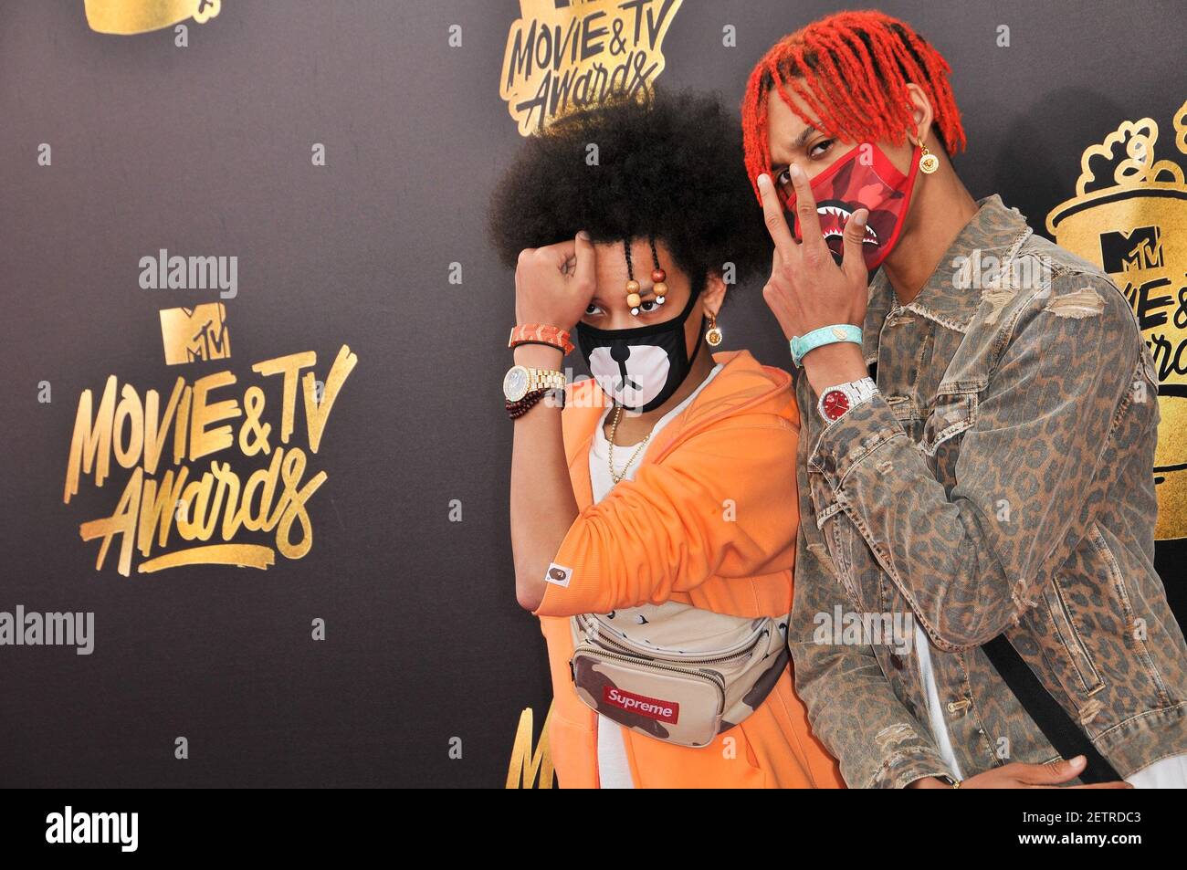 Ayo and Teo at the 2017 MTV Movie And TV Awards held at The Shrine ...