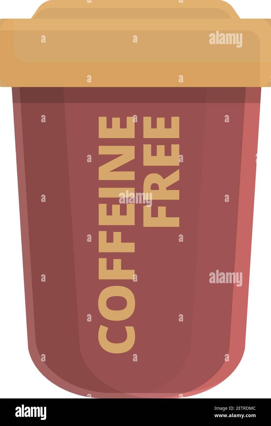 Caffeine free icon. Cartoon of caffeine free vector icon for web design ...