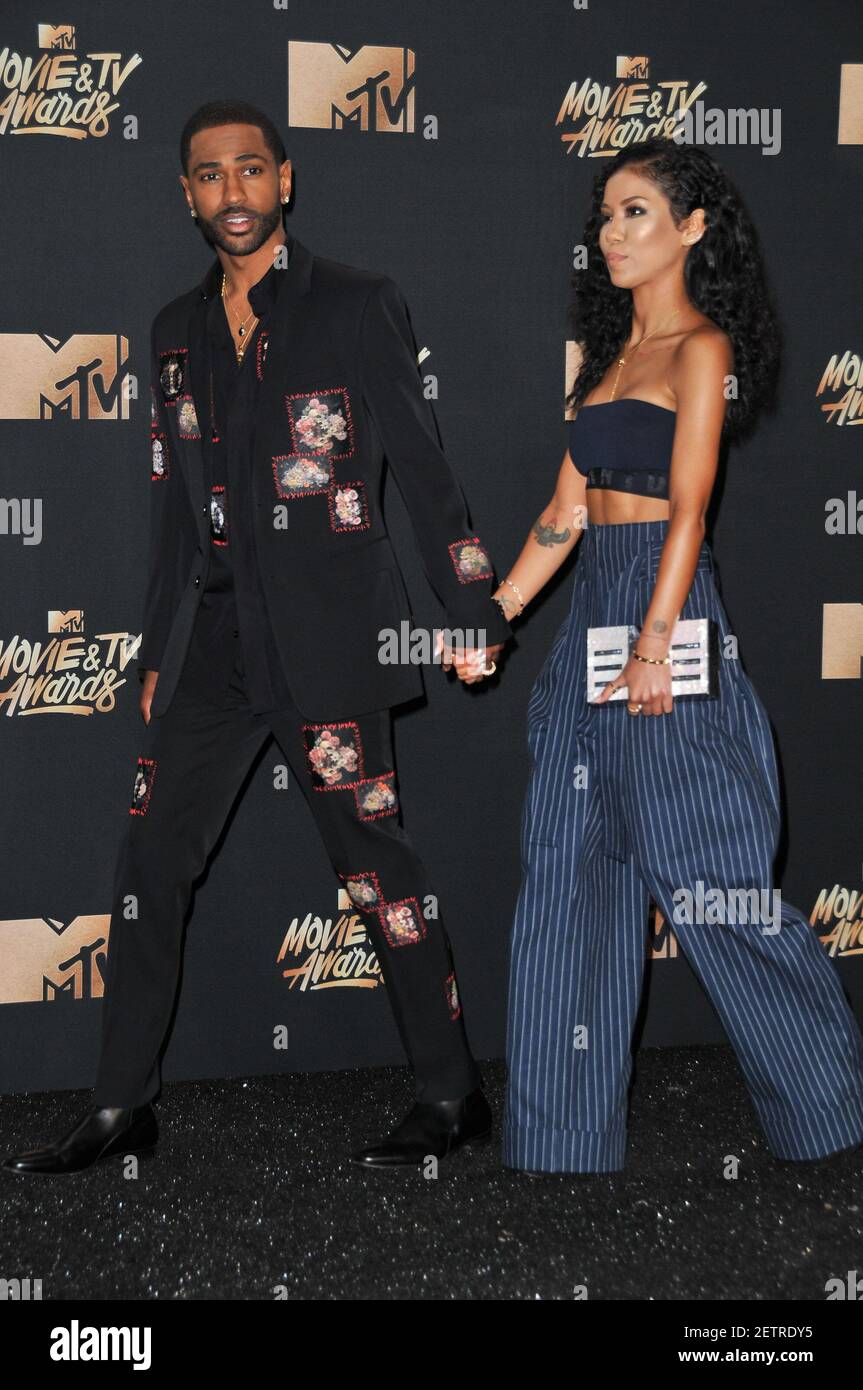 Rapper Big Sean, Jhene Aiko at the 2017 MTV Movie And TV Awards held at The Shrine Auditorium on ...